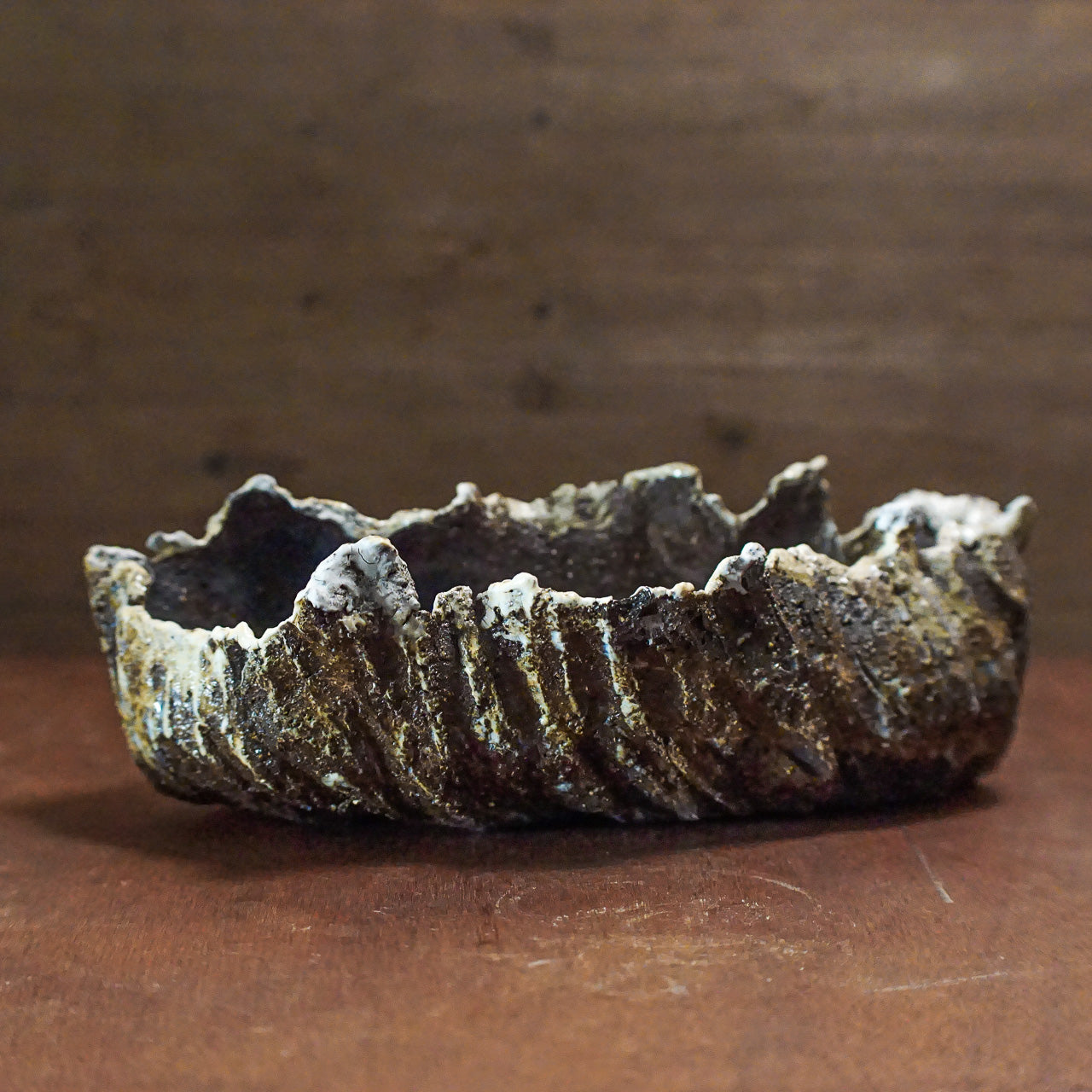 [ KAHO NG 伍嘉浩 ] 流彩炻器系列 005 - [ KAHO NG 伍嘉浩 ] 流彩炻器系列 005 - ARTISAN MADE POT - Forest Round Round